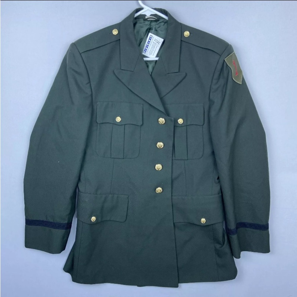 Us Army Class A Dress Green Jacket Military Uniform C… - Gem